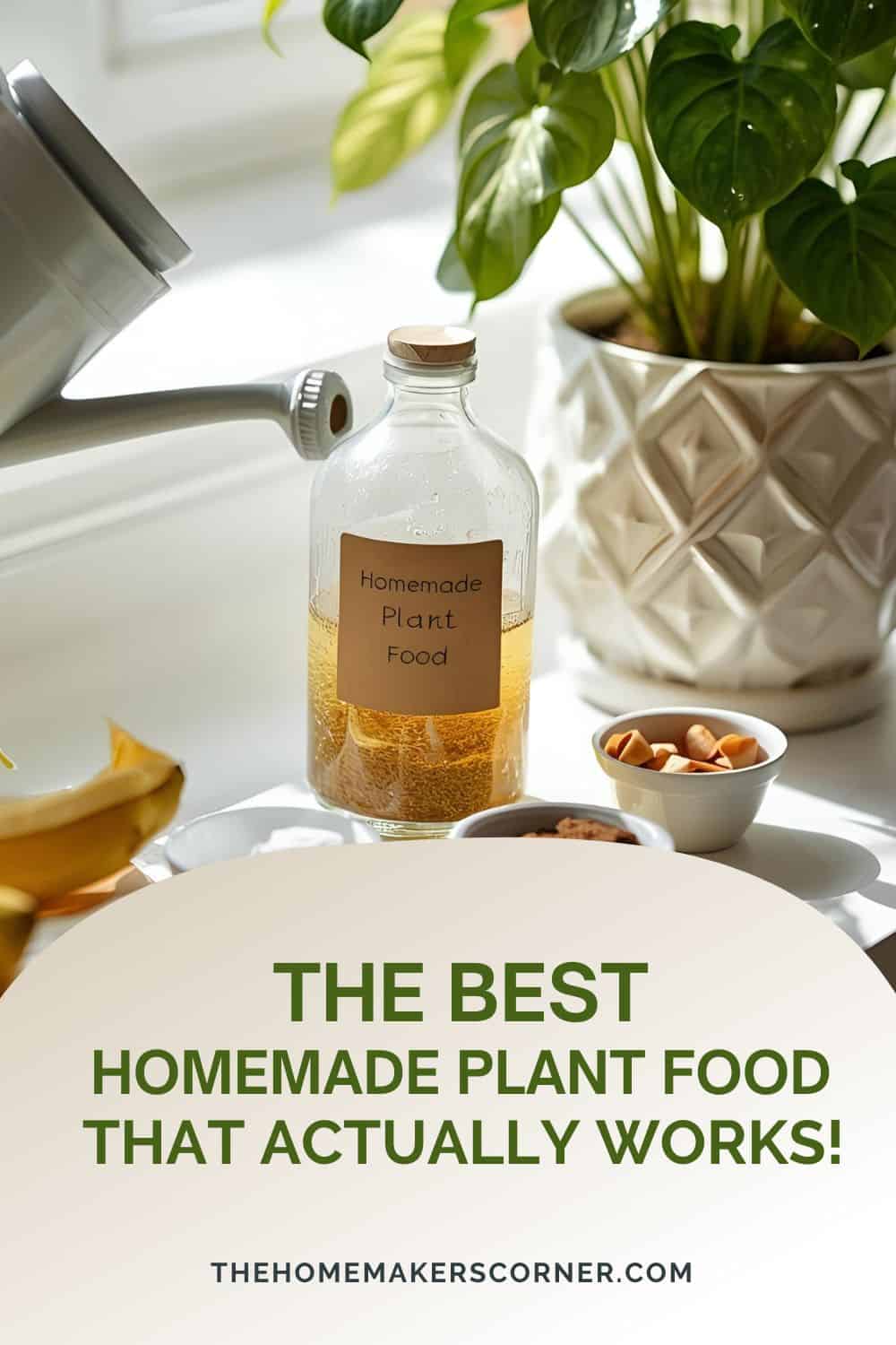 Homemade Plant Fertilizer That Actually Works! - Homemaker's Corner